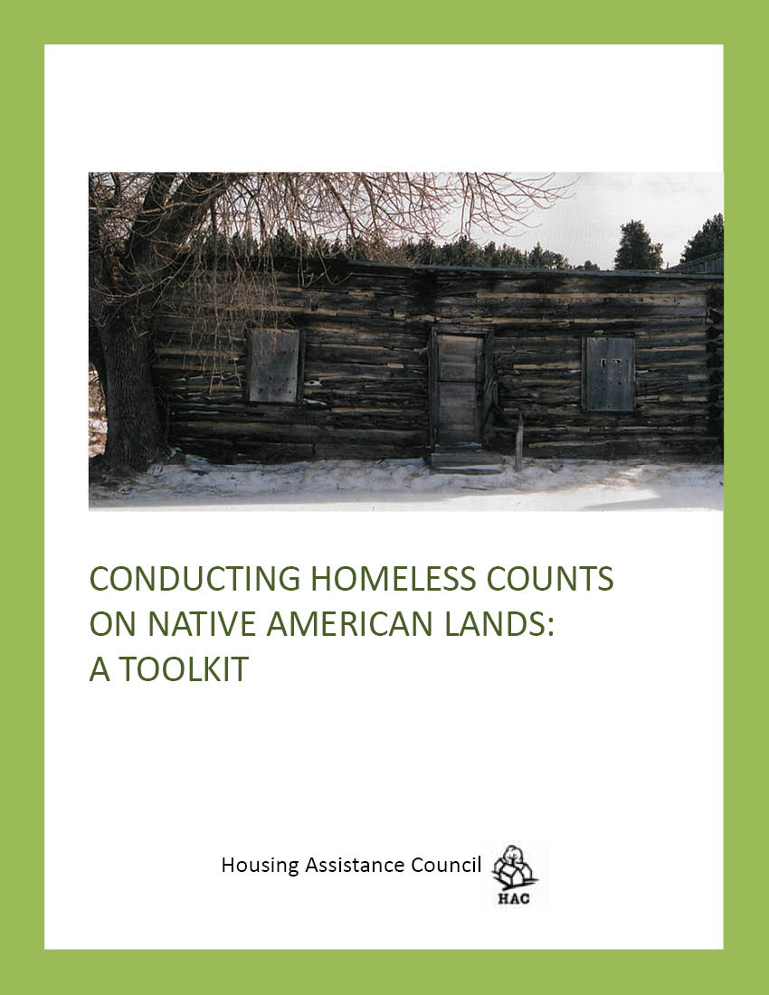Conducting Homeless Counts on Native American Lands - A Toolkit ...