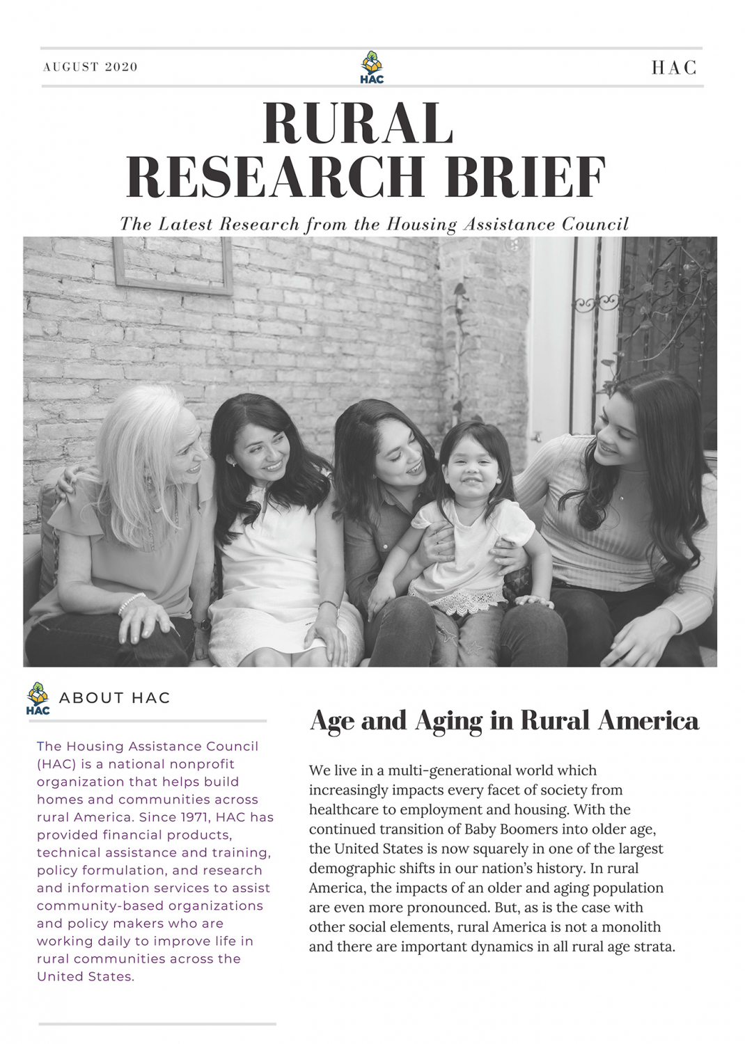 Rural Research Briefs - Housing Assistance Council