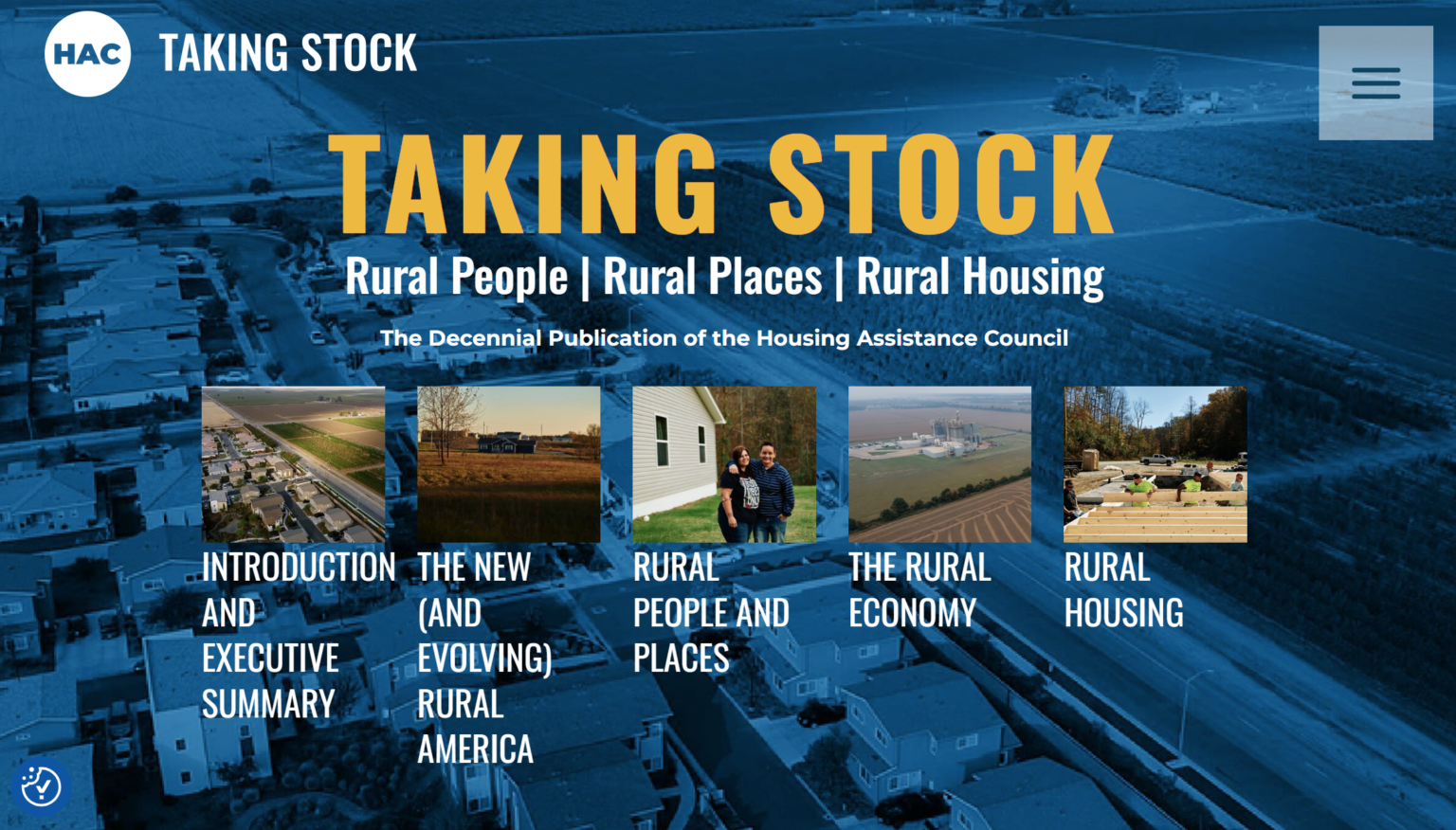 Taking Stock of Rural America - Housing Assistance Council