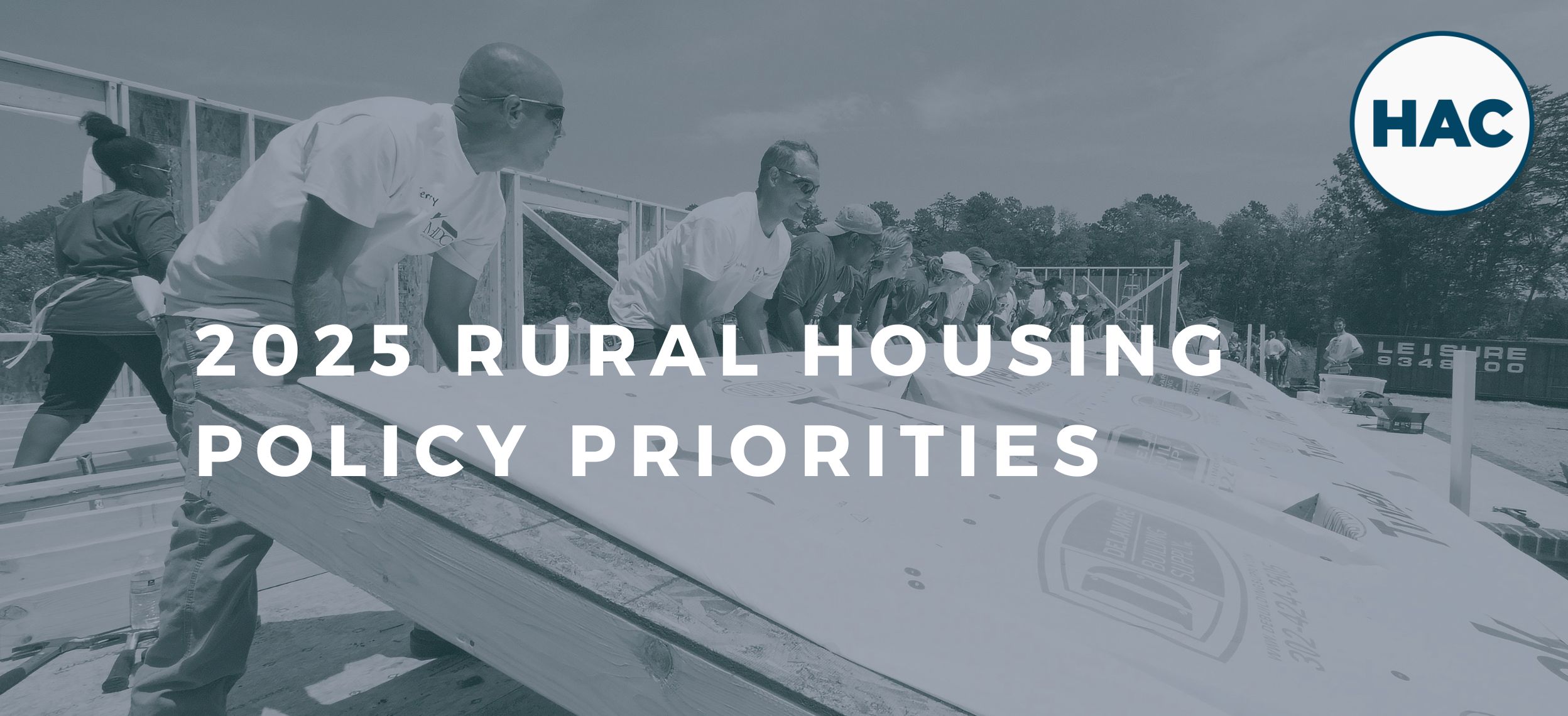 HAC's 2025 Rural Housing Policy Priorities - Housing Assistance Council